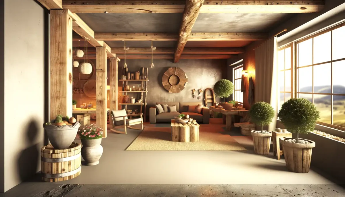 Decoração rústica com concreto: 7 ideias para sua casa!